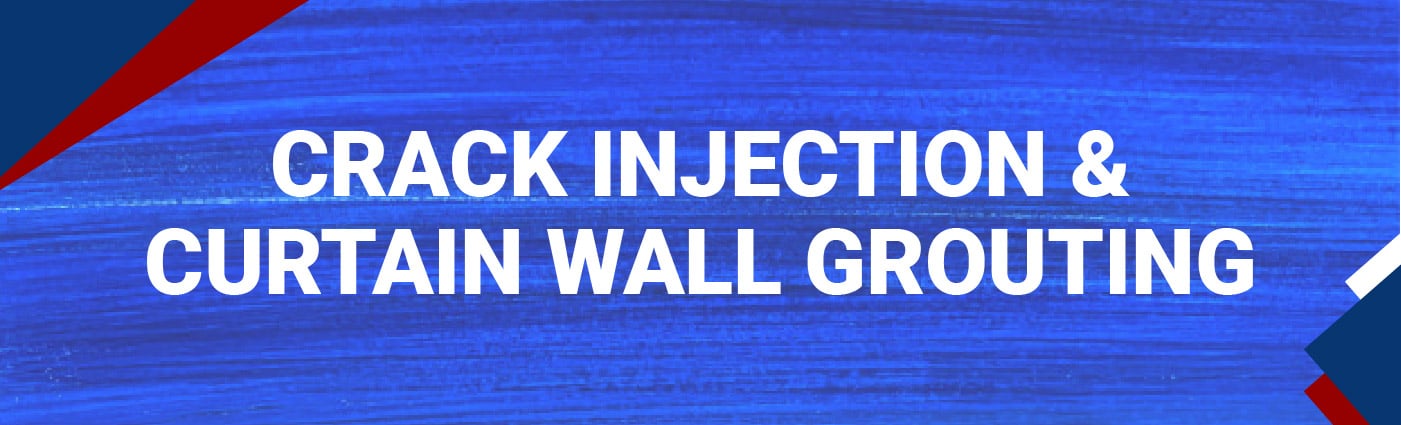 Sealing Leaks - Crack Injection & Curtain Wall Grouting